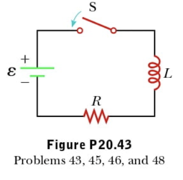 Solved A 25-mH ﻿inductor, an 8.0-Ω ﻿resistor, and a 6.0-V | Chegg.com