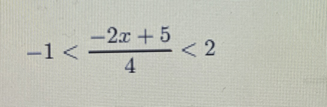 Solved (4 ﻿points) ﻿Solve the inequalities and write the | Chegg.com