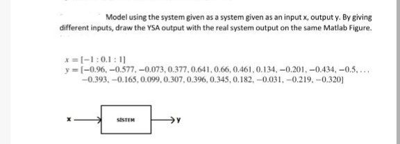 Solved Model using the system given as a system given as an | Chegg.com