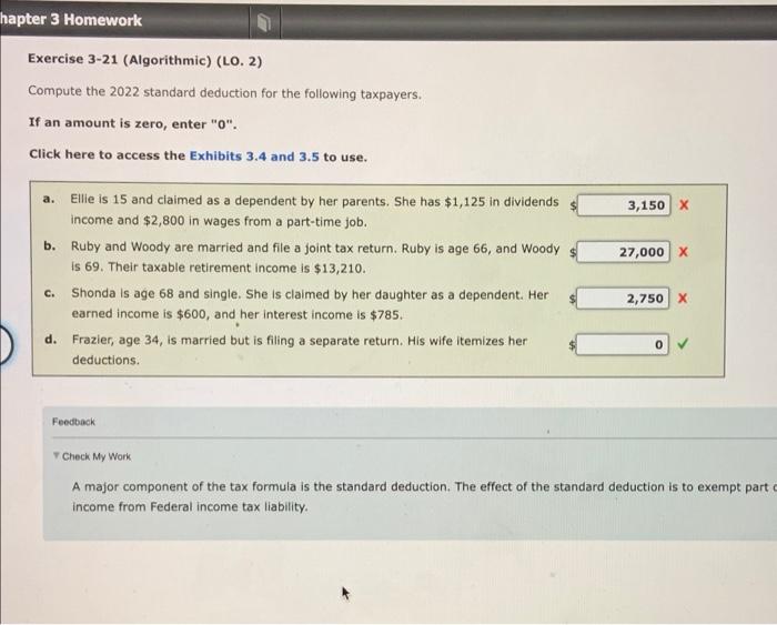 Solved a. Ellie is 15 and ciaimed as a dependent by her | Chegg.com