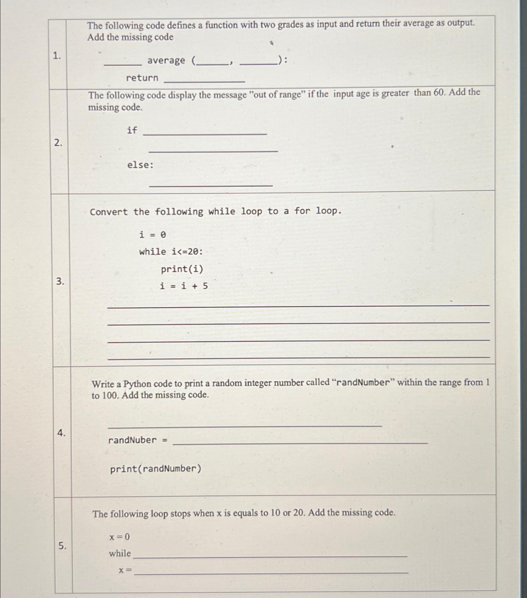 Solved \table[[1.,\table[[The following code defines a | Chegg.com