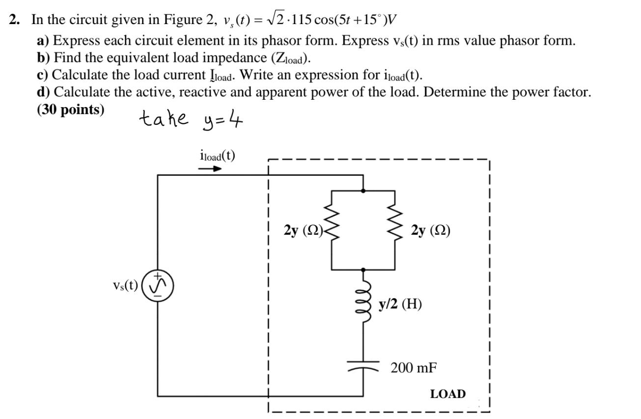 Solved In the circuit given in Figure | Chegg.com