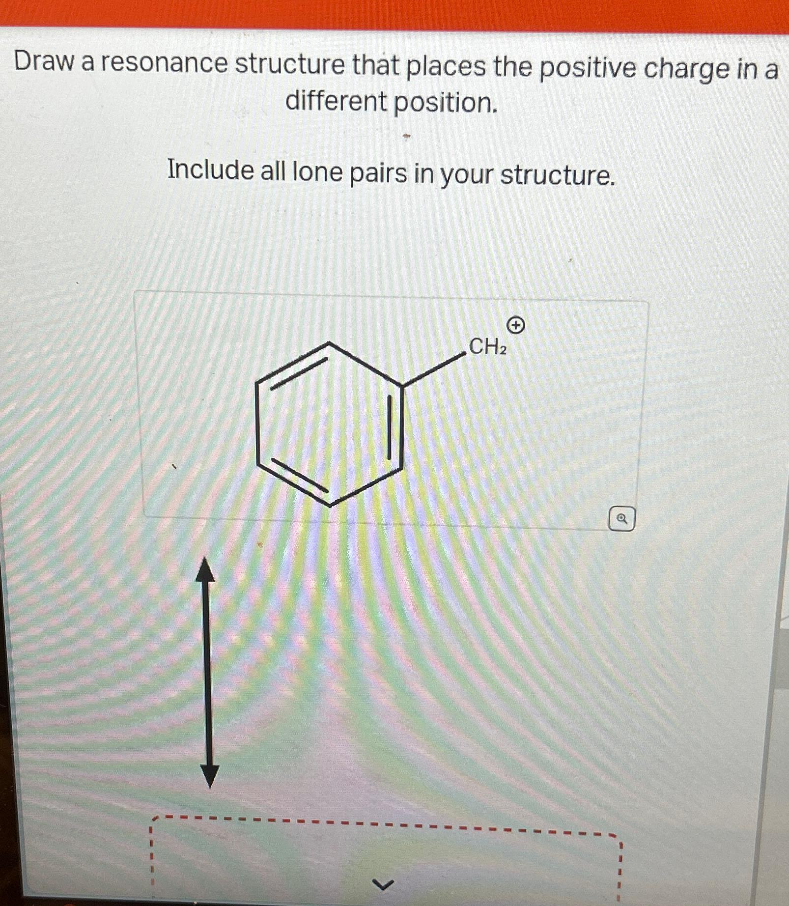 Solved Draw a resonance structure that places the positive | Chegg.com