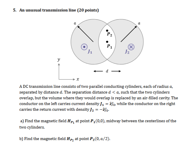 An ﻿unusual transmission line ( 20 ﻿points)A DC | Chegg.com