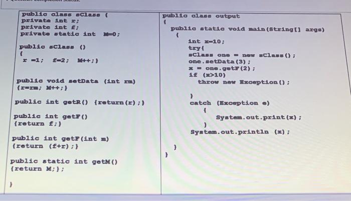 Solved public class class private int ; private int £: | Chegg.com