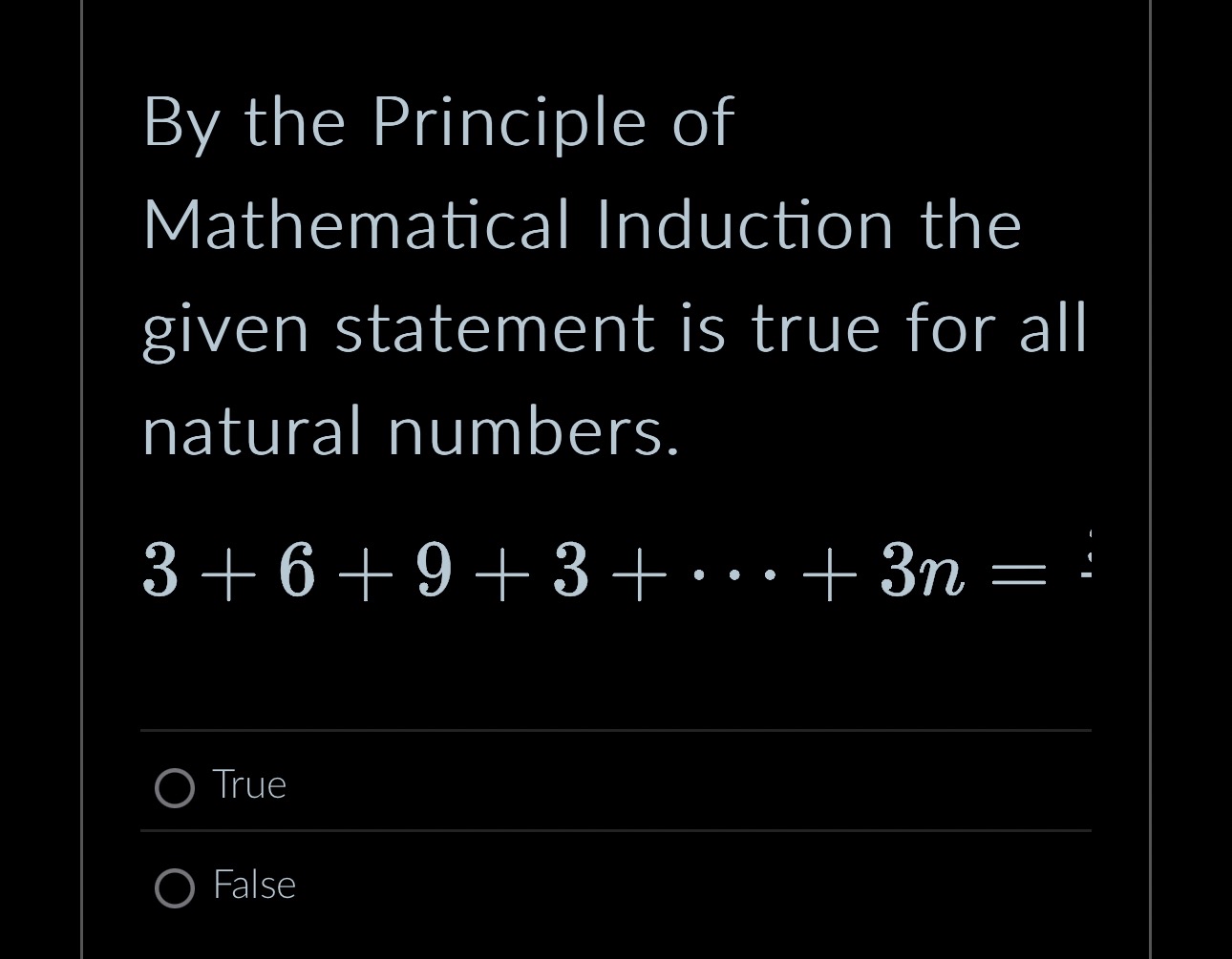 By the Principle of Mathematical Induction the given | Chegg.com