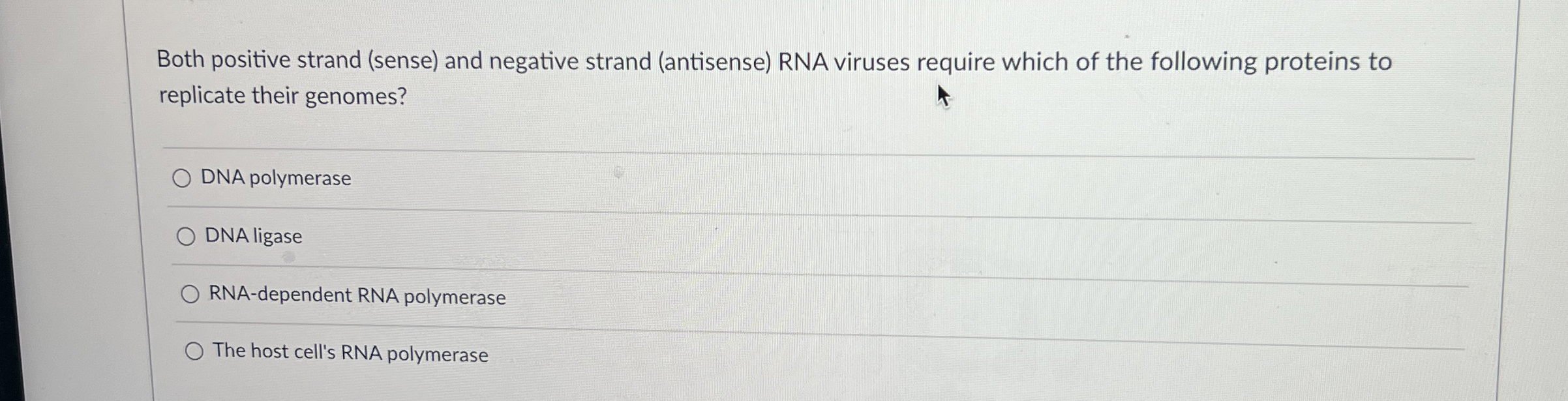Solved Both positive strand (sense) ﻿and negative strand | Chegg.com