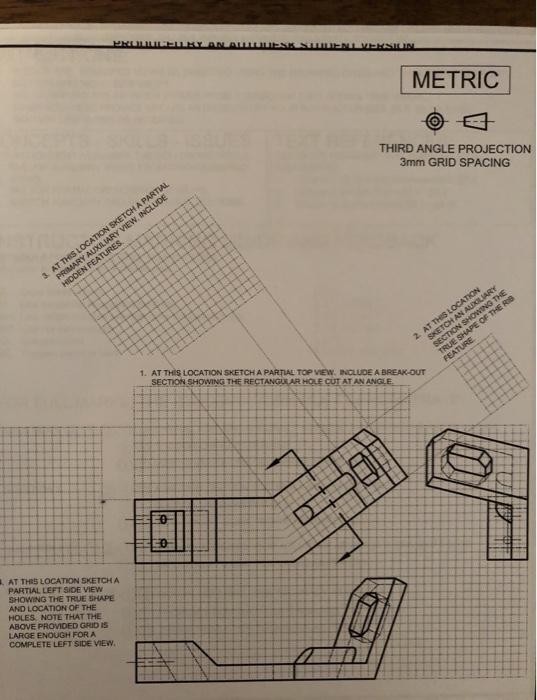 Solved 1. i need a partial top view which include a breakout | Chegg.com