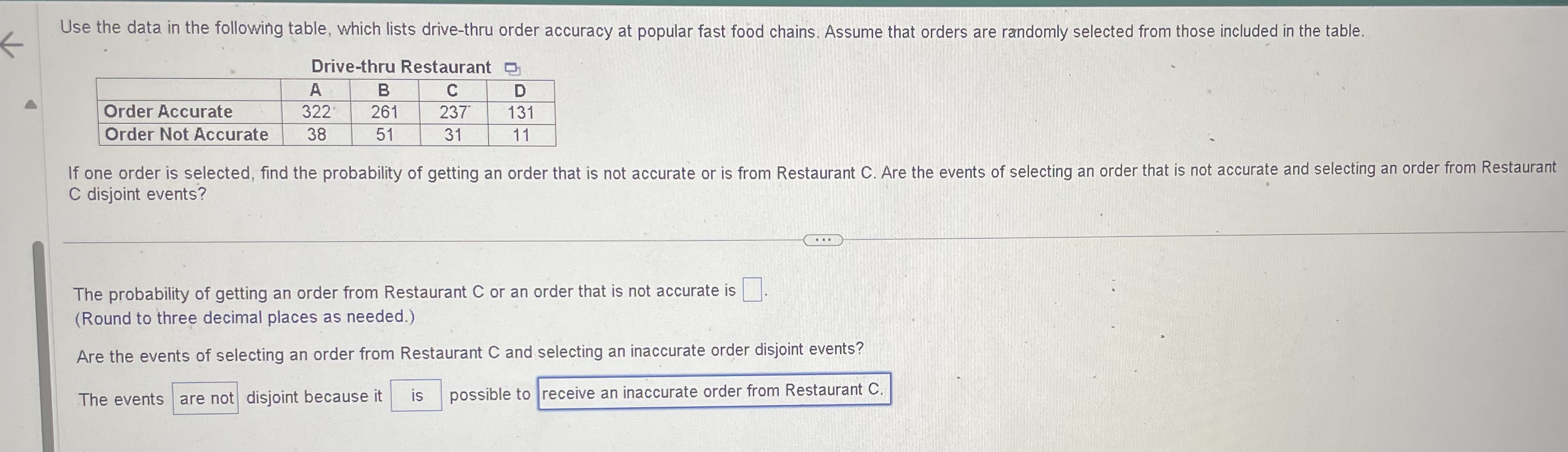 Solved Use the data in the following table, which lists | Chegg.com