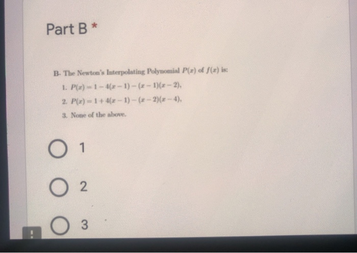 Solved Exercise 5 For a given function (), the divided | Chegg.com