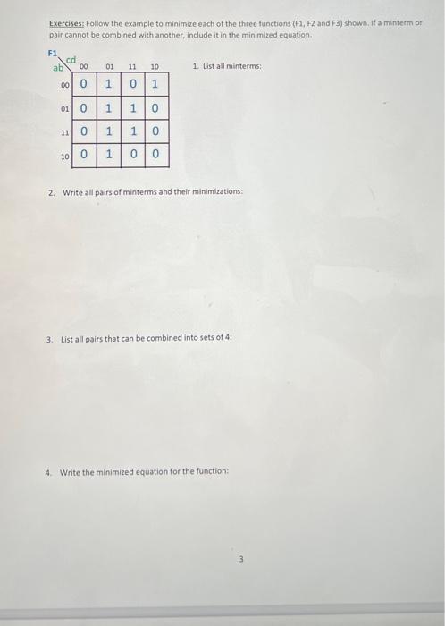 Solved F2 SOP solution: Number of gate inputs n F2 POS | Chegg.com