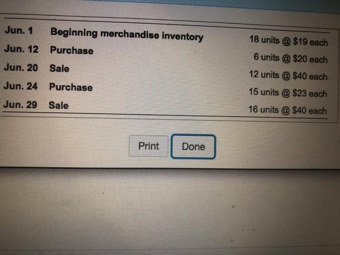 Solved tequirements 1. Compute ending merchandise inventory, | Chegg.com