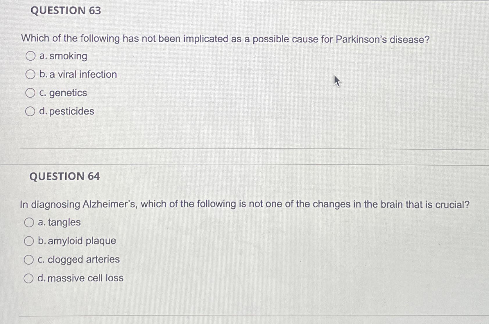 Solved QUESTION 63Which of the following has not been | Chegg.com