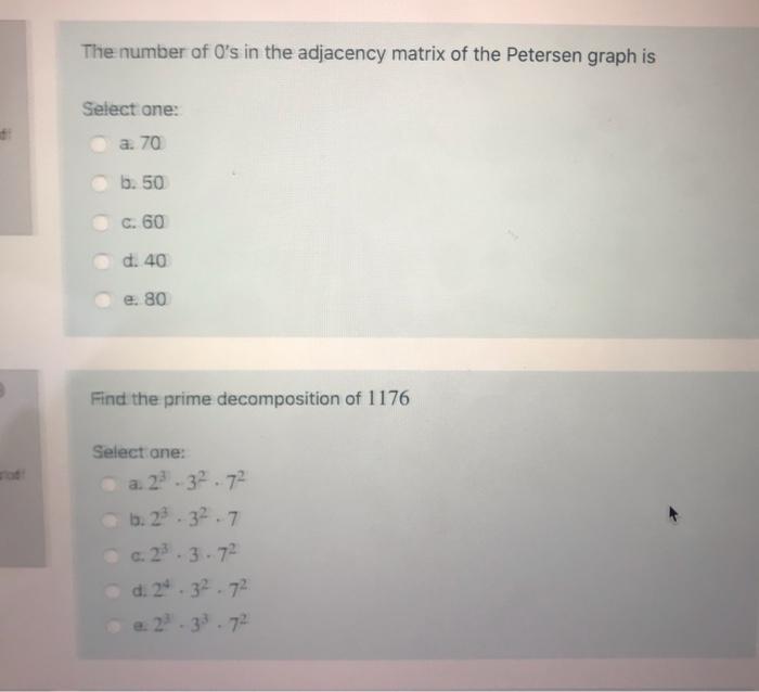 Solved The number of edges in the complete graph K10 is | Chegg.com