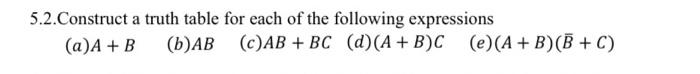 Solved 5.3.Convert following expressions to Standard SOP | Chegg.com