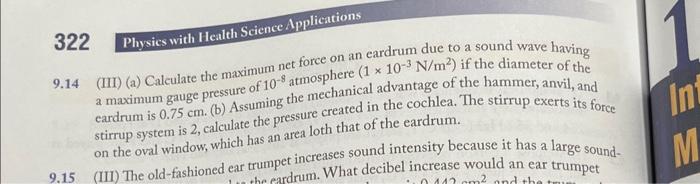322 9.14 (III) (a) Calculate the maximum net force on | Chegg.com