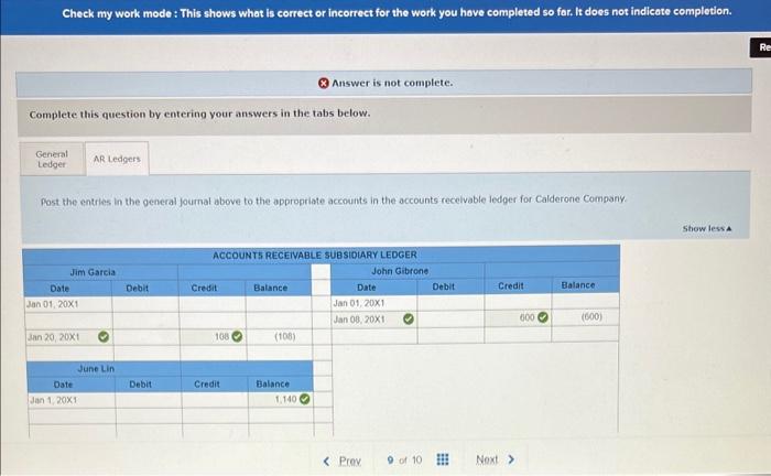 Solved Check my work mode : This shows what is correct or | Chegg.com