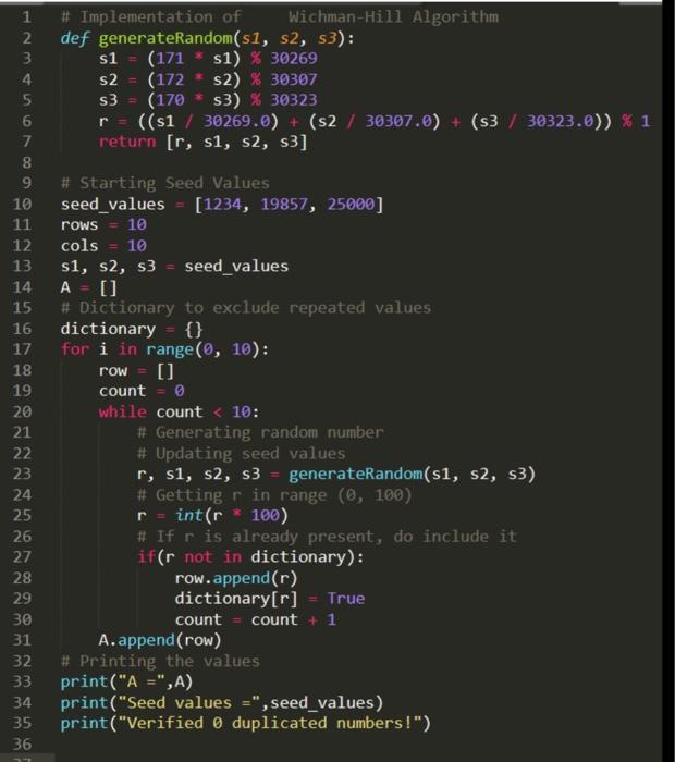 5. (25 pts) a. Use your pseudorandom number generator | Chegg.com