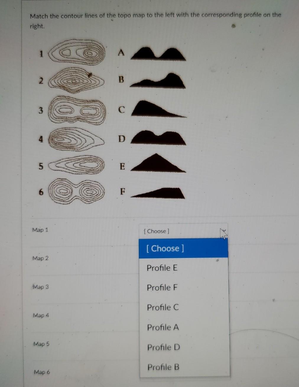 Solved - Exercise 1 - Knowing Topographic Terminology Match | Chegg.com