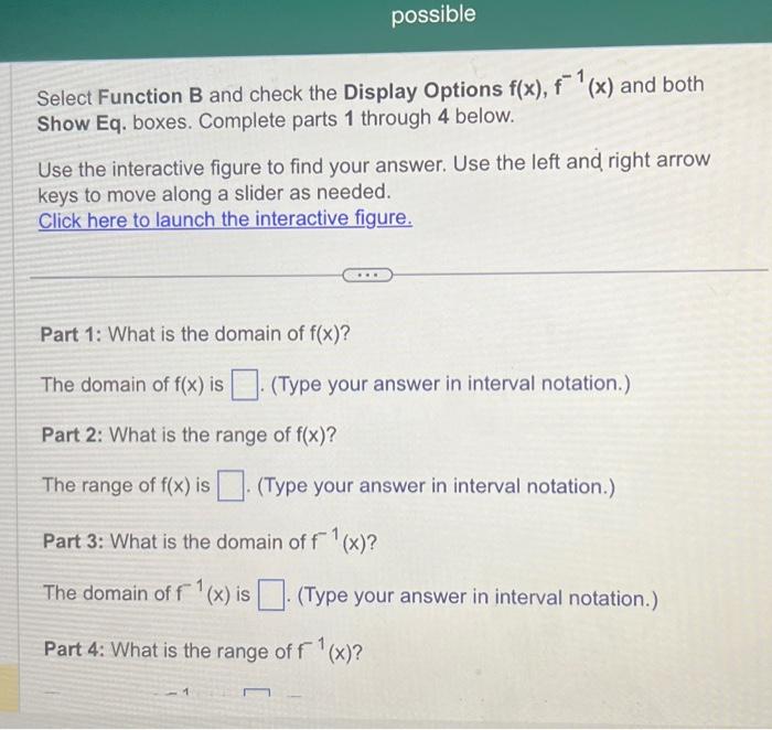 Solved Select Function B and check the Display Options | Chegg.com