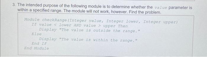 ebugging Exercises 1. Part of the following | Chegg.com