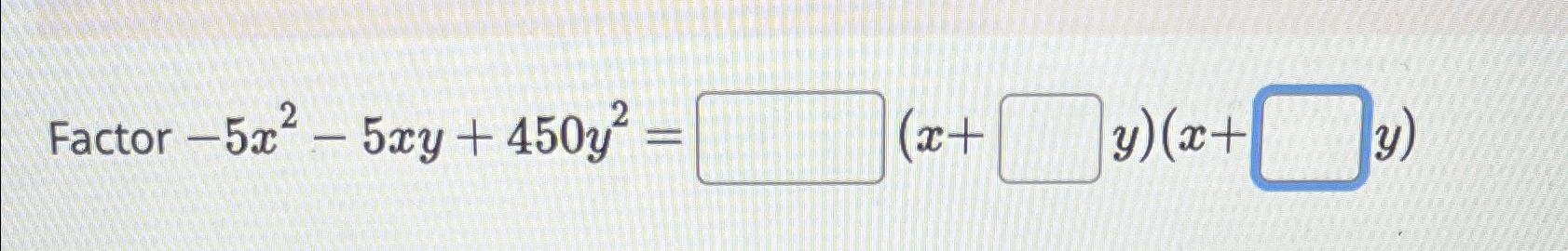 Solved Factor (y|) | Chegg.com