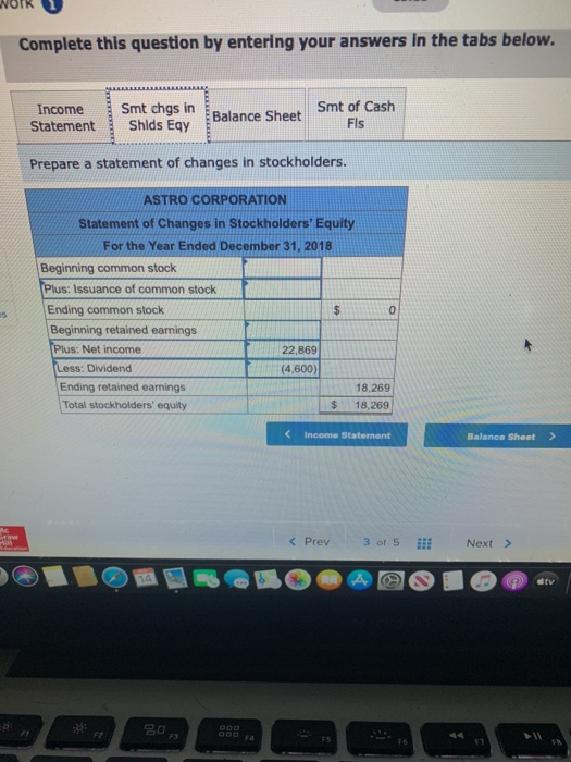 Solved Astro Corporation was started with the issue of 5,400 | Chegg.com