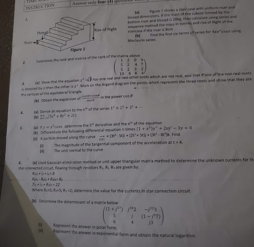 Solved INSTRUCTIONAnswer only four (4) | Chegg.com