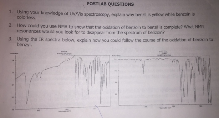 Solved POSTLAB QUESTIONS 1. Using your knowledge of UV/Vis | Chegg.com Solved POSTLAB QUESTIONS 1. Using your knowledge of UV/Vis | Chegg.com