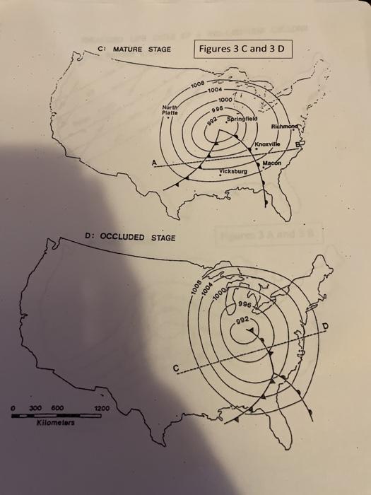 Solved 6. The cross sections (Figure 2) and maps (Figure 3) | Chegg.com