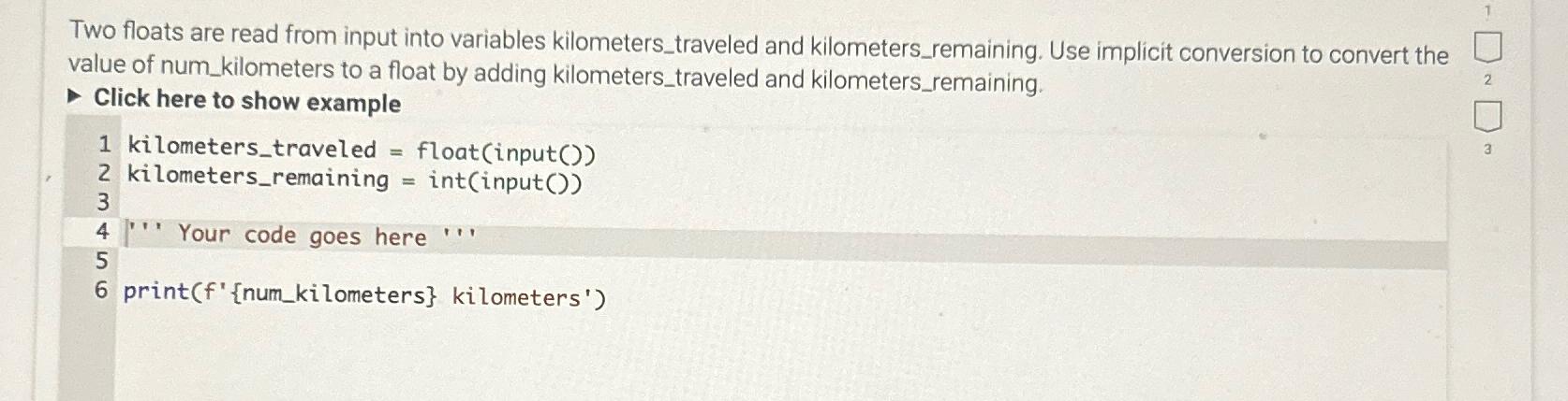 Solved Two floats are read from input into variables | Chegg.com