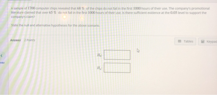 Solved A sample of 1700 computer chips revealed that 68 % of | Chegg.com