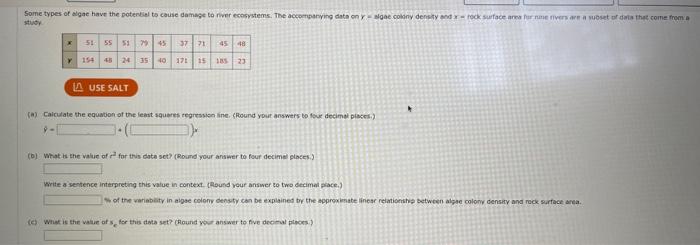 Solved stuiter. (a) Caiculate the equation of the feant | Chegg.com