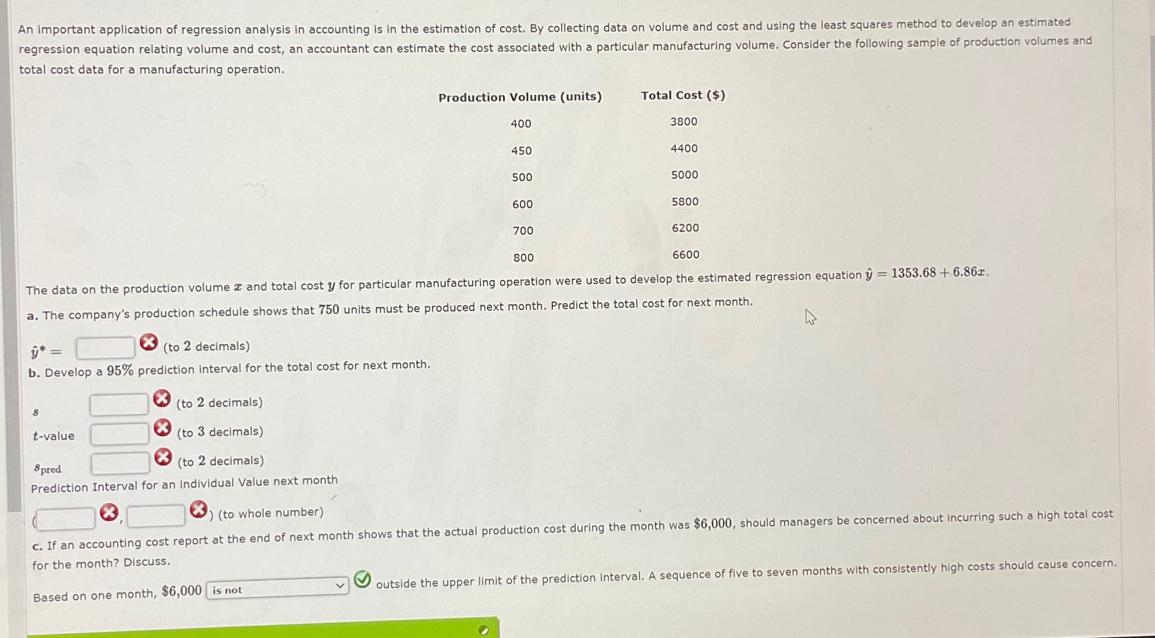 Solved An important application of regression analysis in | Chegg.com