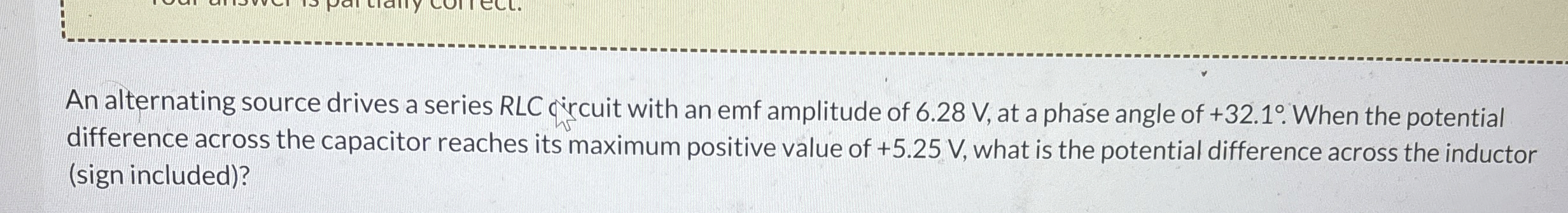 Solved An alternating source drives a series RLC circuit | Chegg.com