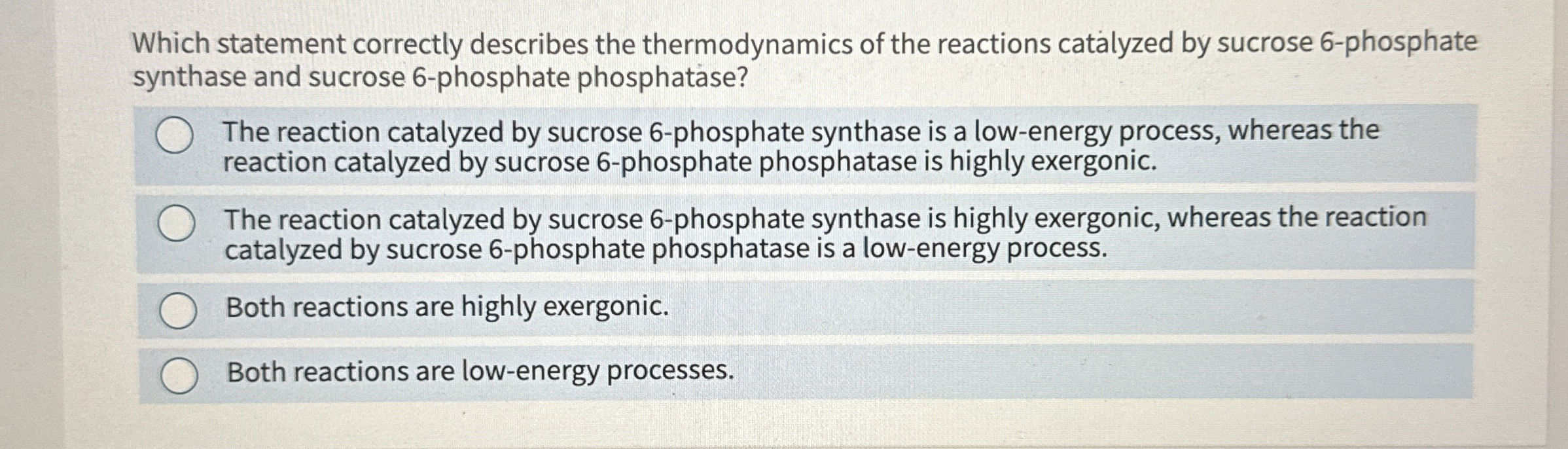 Solved Which statement correctly describes the | Chegg.com