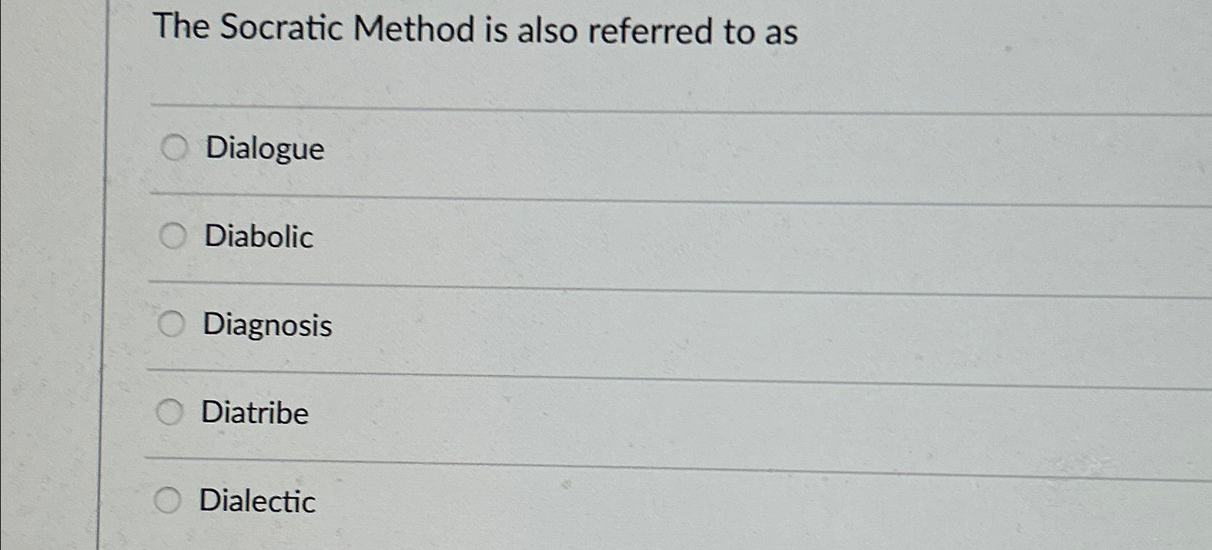 Solved The Socratic Method is also referred to | Chegg.com