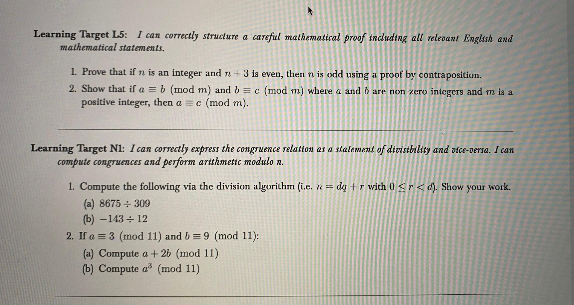 Solved tarning Target C2 Core: I can compute combinations | Chegg.com