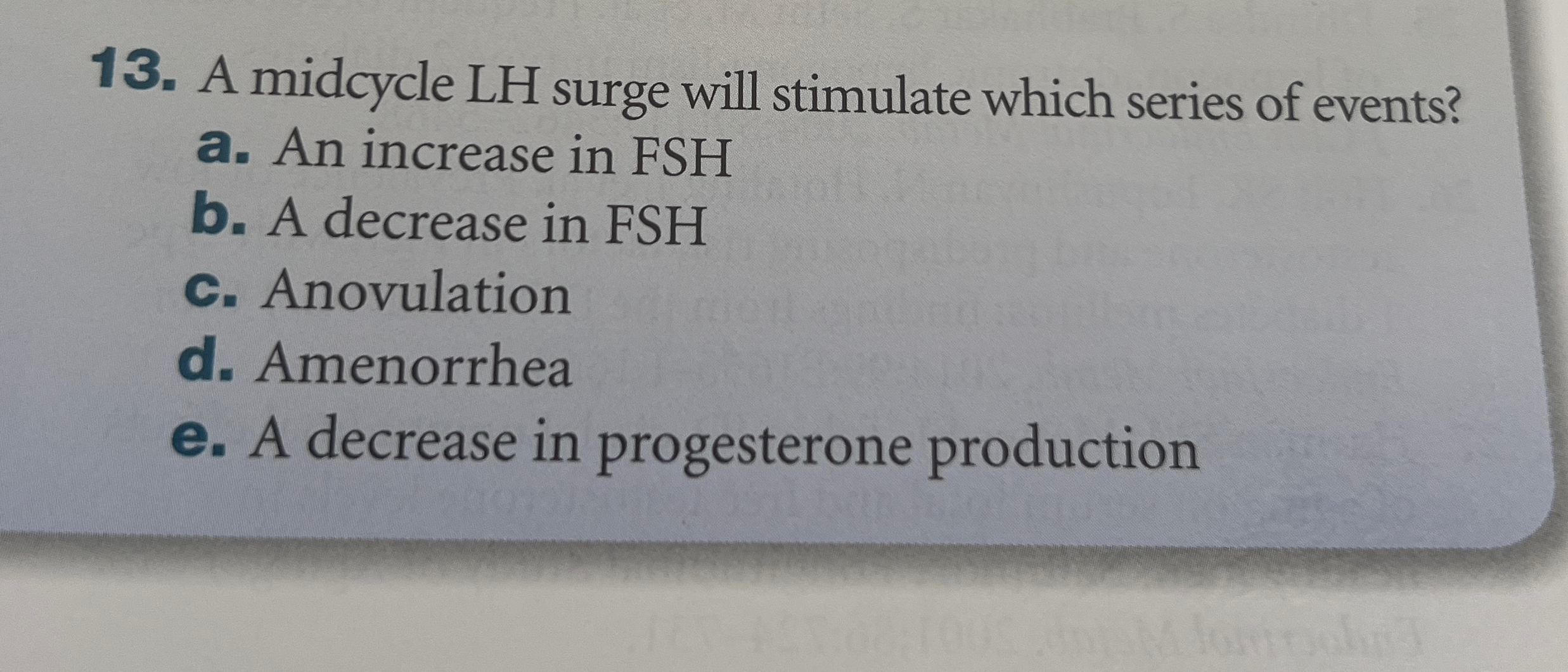 Solved A midcycle LH ﻿surge will stimulate which series of | Chegg.com