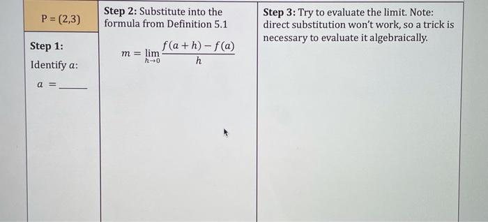 Solved \begin{tabular}{l|l|l} \multicolumn{1}{l|}{P=(2,3)} & | Chegg.com