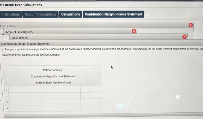 Solved Suppose that Patron Company sells a product for $19. | Chegg.com