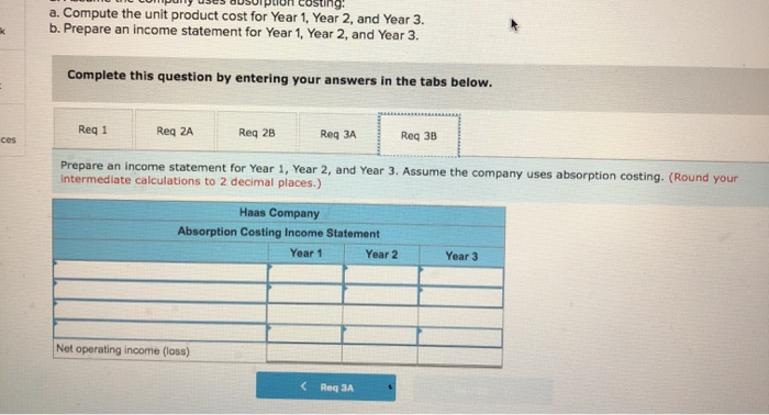 Solved Problem 6-18 Variable and Absorption Costing Unit | Chegg.com