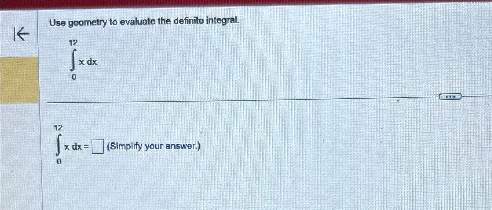 Solved Use geometry to evaluate the definite | Chegg.com