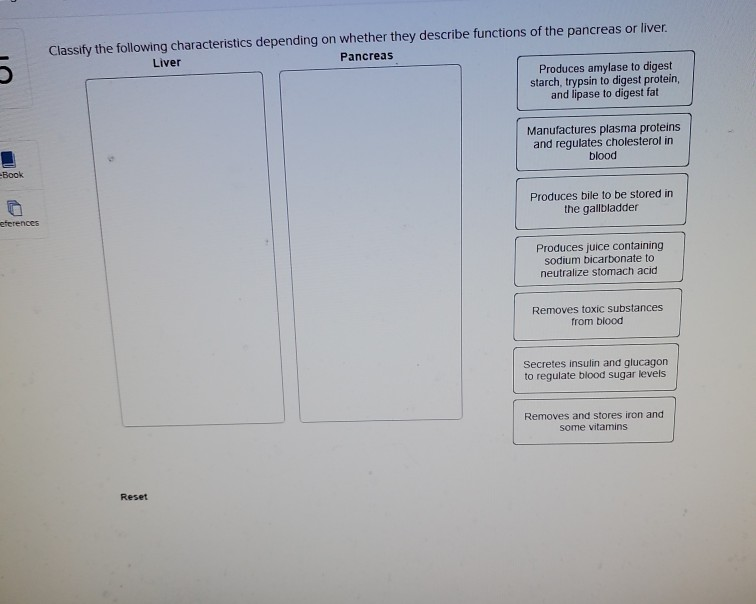 Solved UI Classify the following characteristics depending | Chegg.com