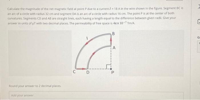 Solved Calculate the magnitude of the net magnetic field at | Chegg.com