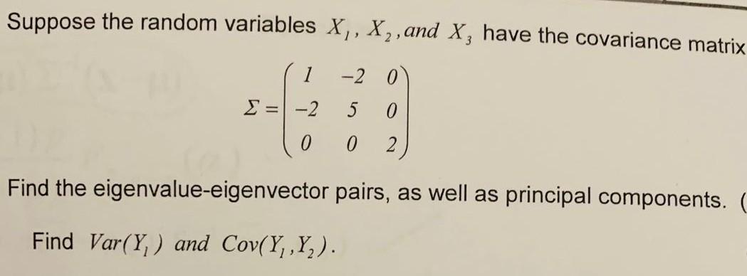 Solved Suppose the random variables X1,X2, and X3 have the | Chegg.com