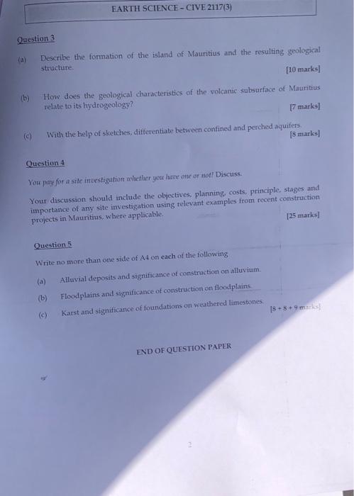 Solved Answer any 4 questions. Question I (a) Explain how | Chegg.com