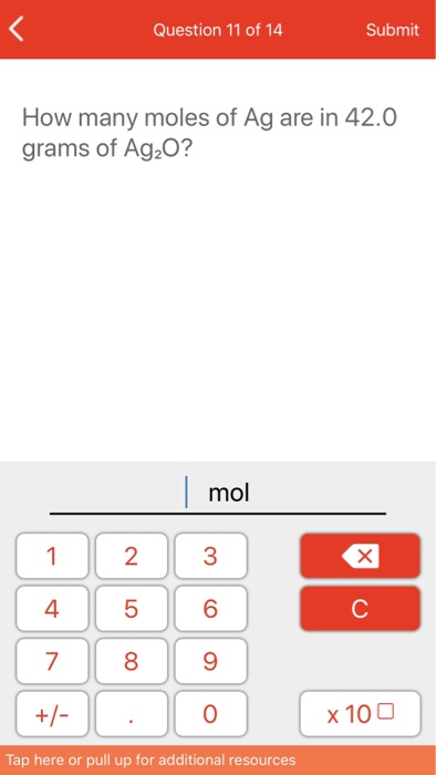 Solved 1) How many moles of Ag are in 42.0 grams of Ag2O? | Chegg.com