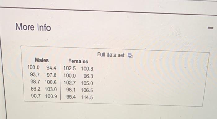 Solved a. Determine the standard deviation of recumbent | Chegg.com