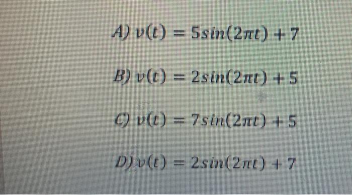 Solved 1 - The following plot shows two periods of a | Chegg.com